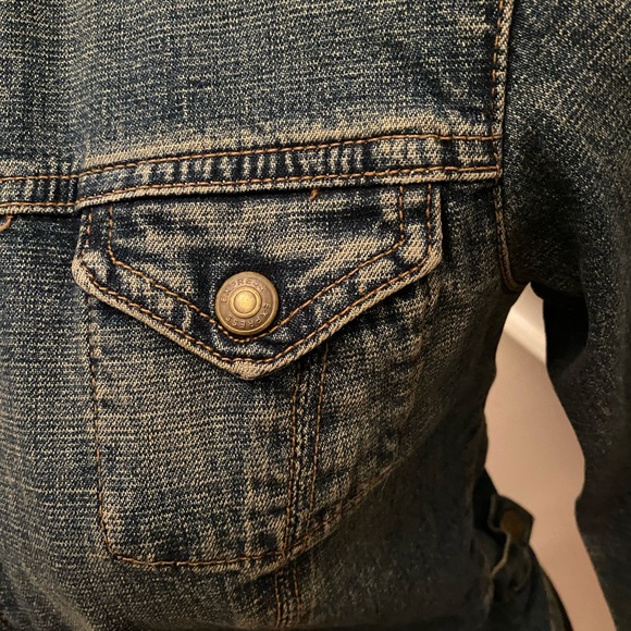 Express | Jackets & Coats | Express Jeans Jacket Womens Xs Dark Wash ...